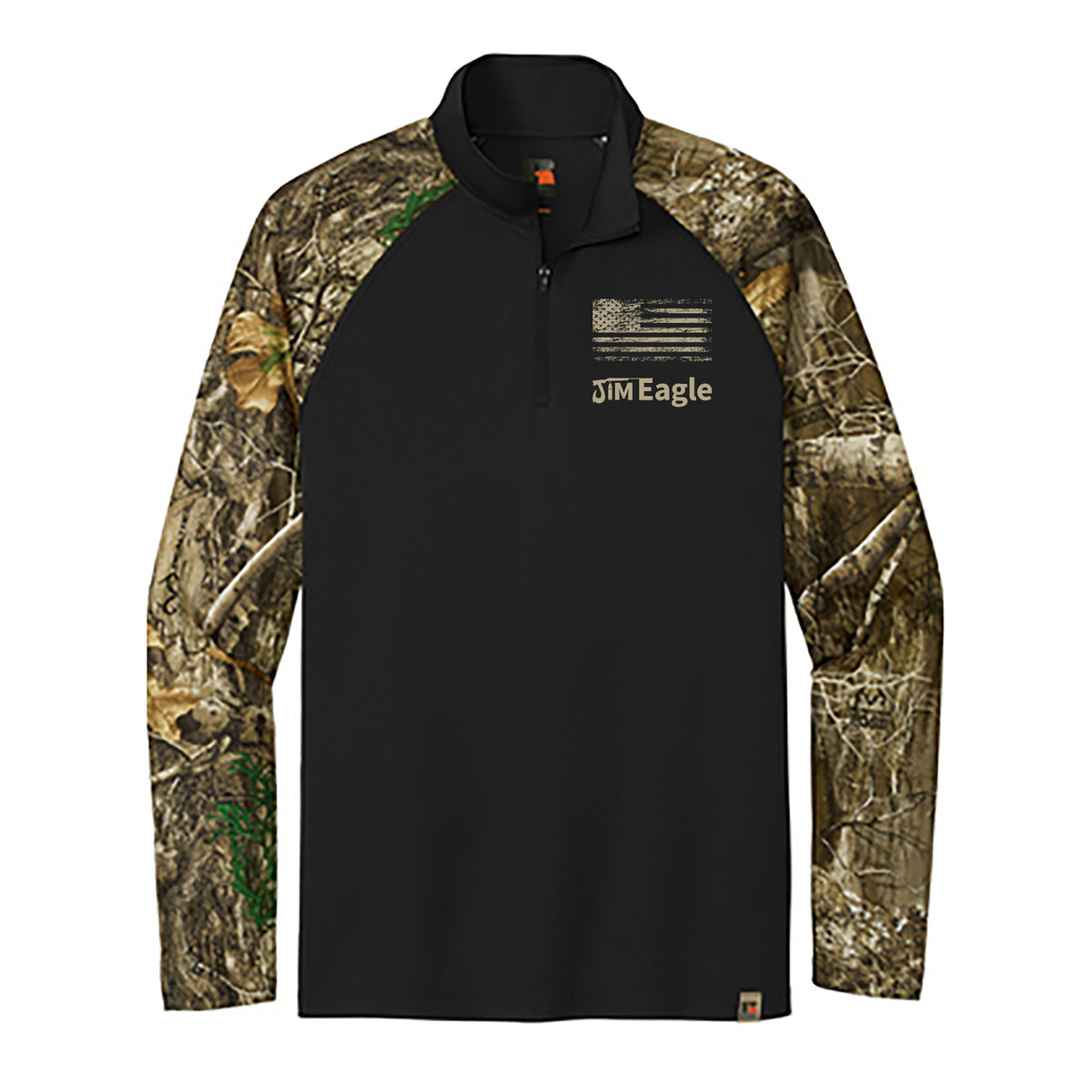 American Flag Black & Camo Quarter Zip Pullover – Jim Eagle Outfitters